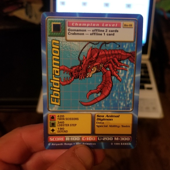 Bandai Namco | Other | Ebidramon Digimon Card | Poshmark
